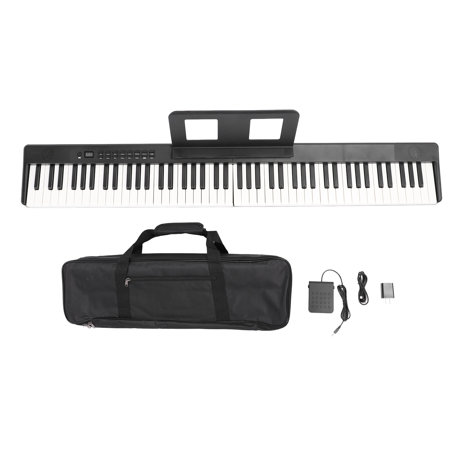 Складная клавиатура фортепиано с 88 клавишами, портативная электронная клавиатура, складное пианино, домашнее складное пианино для студентов