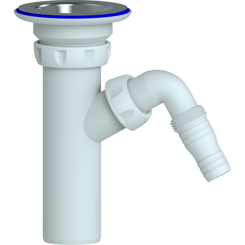 Комплектующие, Unicorn, прикручивающийся выпуск Unicorn ME140V 1 1/4" (Ø 32) отвод для стиральной машины