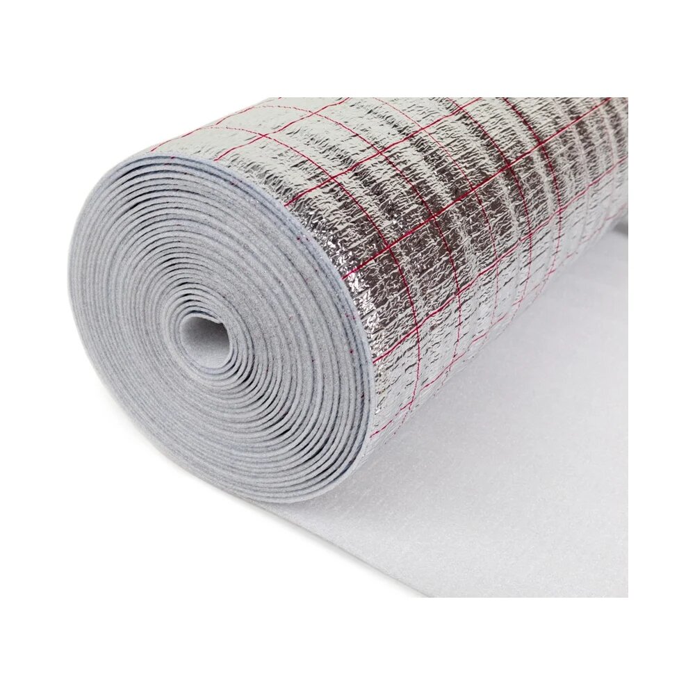 Мегафол Лавсан Отражающая Изоляция НПЭ-ЛП 10мм. 1x10м. 10м2, рул 31072025