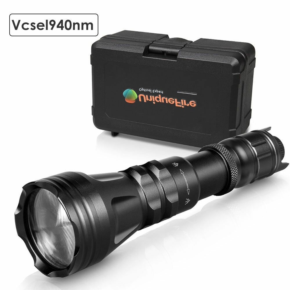 UniqueFire 2001D Vcsel 940 НМ светодиодный охотничий фонарик T20 Pro с зумом и линзой Френеля, осветитель, фонарь ночного видения, макс.1000 М