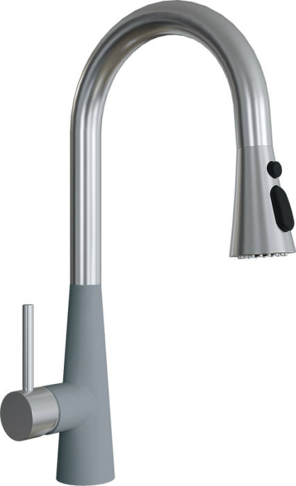 Смеситель для кухни Florentina Вита Pro FL серый шелк