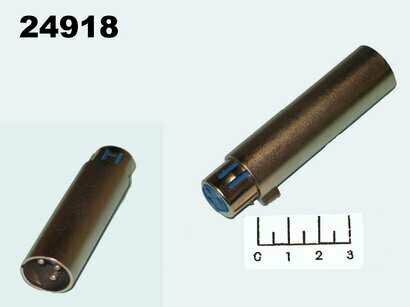 Переходник XLR штекер/XLR гнездо
