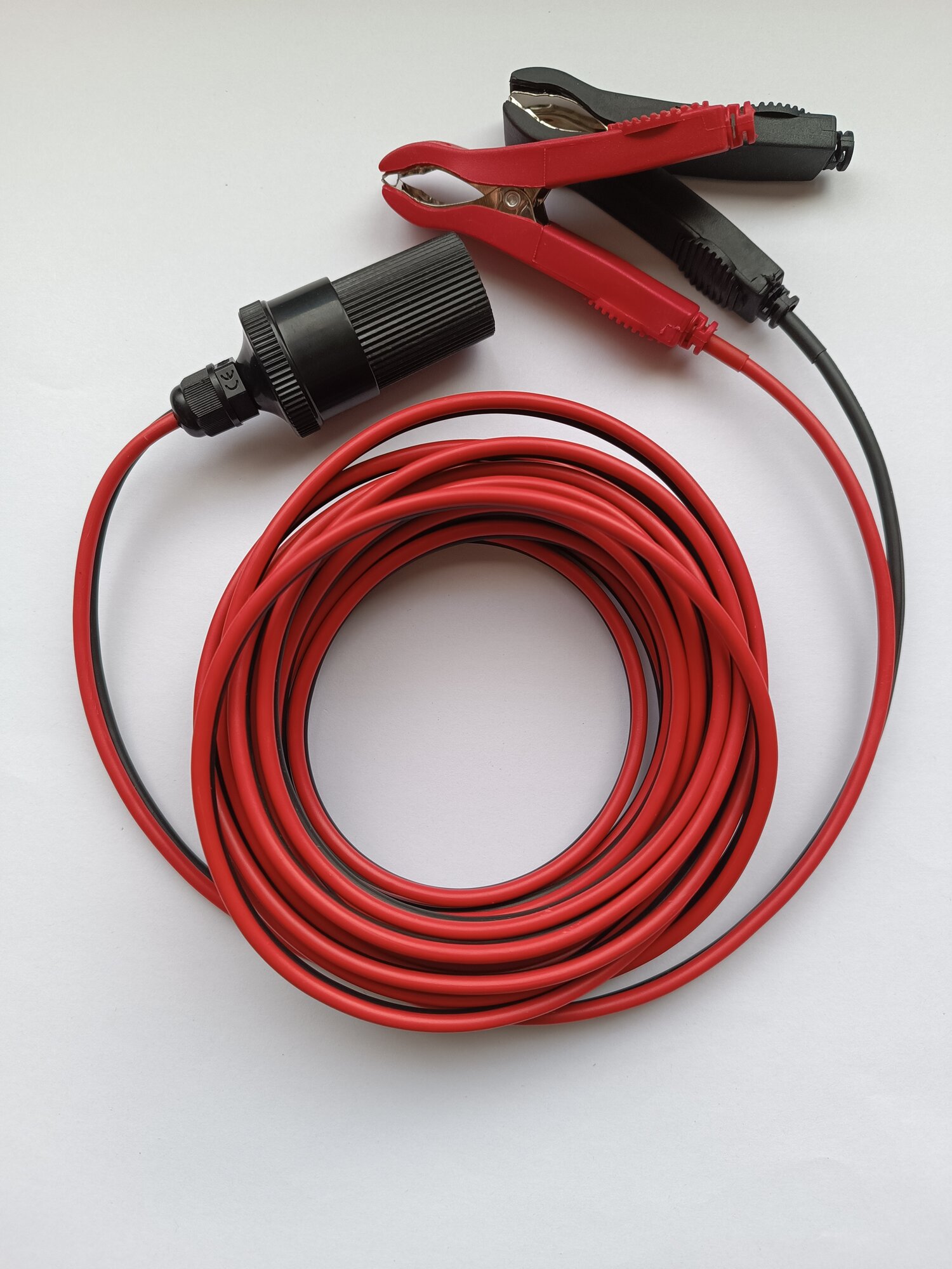 Удлинитель прикуривателя усиленный от аккумулятора "Оптимум" 5 метров