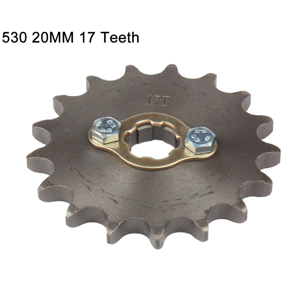 530 Цепь 20 мм 10 11 12 13 14 15 16 17 18 19 20 21 Зубьев Передние звездочки двигателя для 200 250cc Dirt Bike ATV Quad Buggy Motorbike 17T