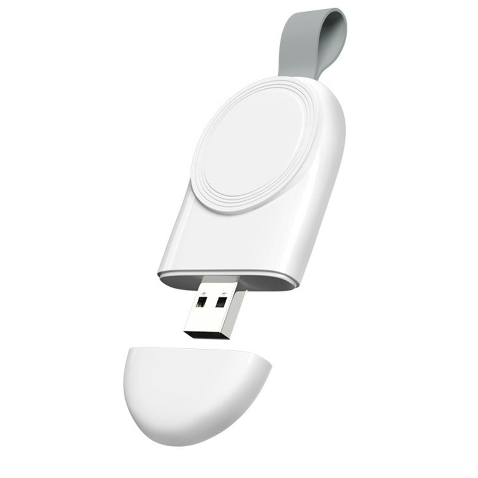 Портативное магнитное зарядное устройство для часов, быстрая беспроводная зарядка, для Apple Watch (USB вход)