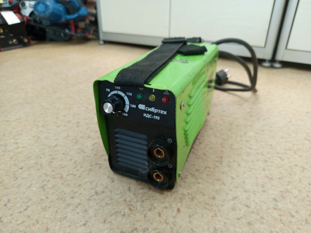 Сварочный аппарат инверторного типа Сибртех ИДС-190, MMA, 7 кВт Б/У