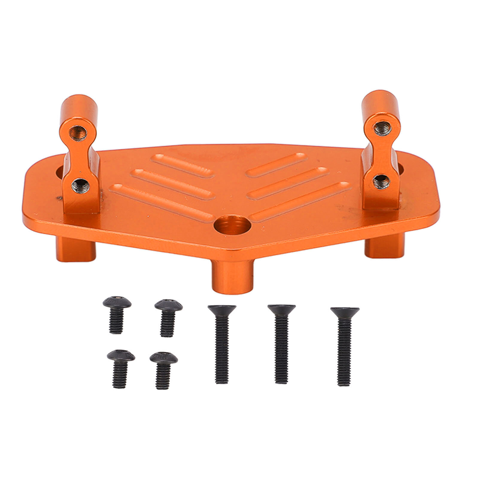 Кронштейн для крепления сервопривода рулевого управления из алюминиевого сплава для деталей модификации грузовика Losi LMT 1/8, оранжевый