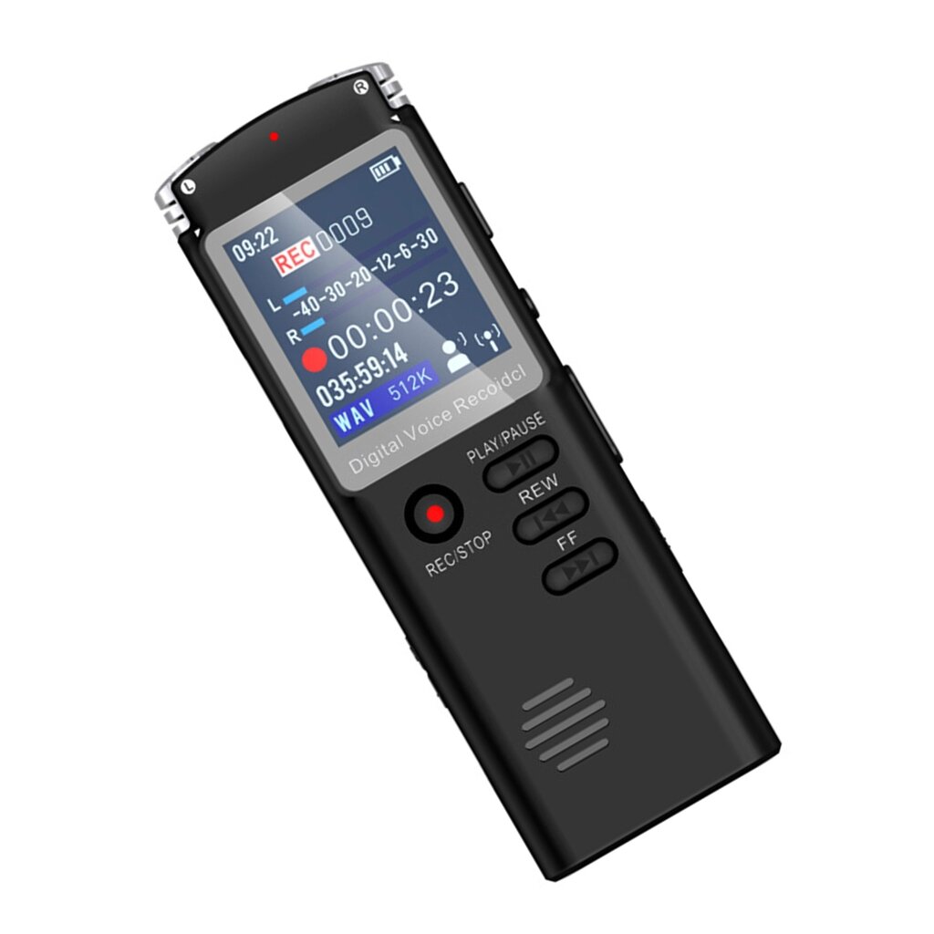 Звуковая лента С голосовой Активацией 1536 Кбит с Хороший Звук 64 ГБ Памяти Перезаряжаемый Проигрыватель A B Режим Повтора Инструмент Для Записи КонференцЗвонков