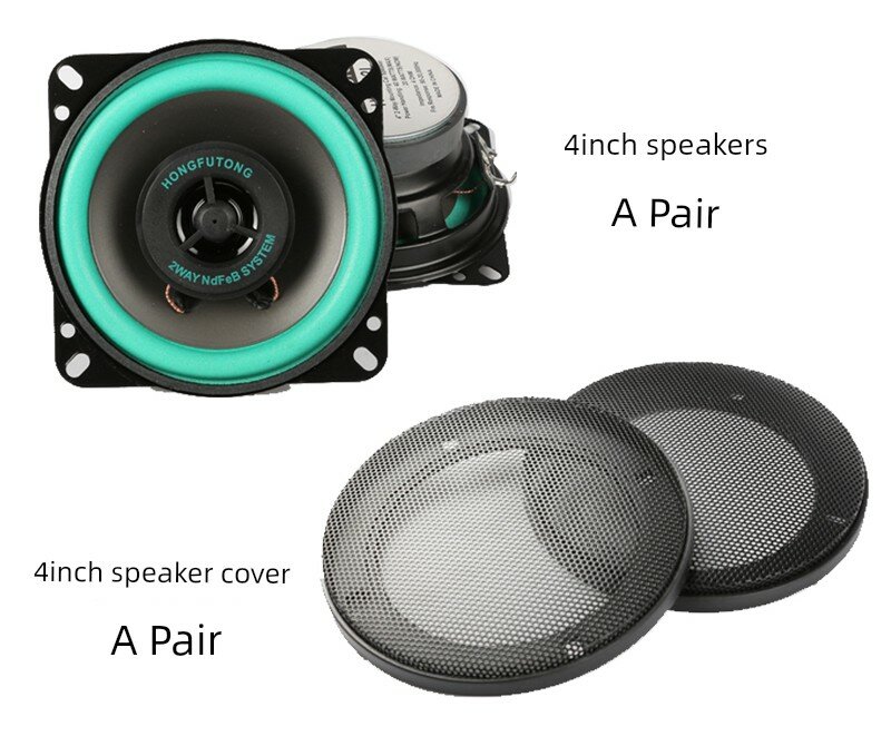 Автомобильные аудиоколонки 6,5 дюймов, 4 дюйма, 5inch 6inch коаксиальные динамики для модификации автомобиля,
