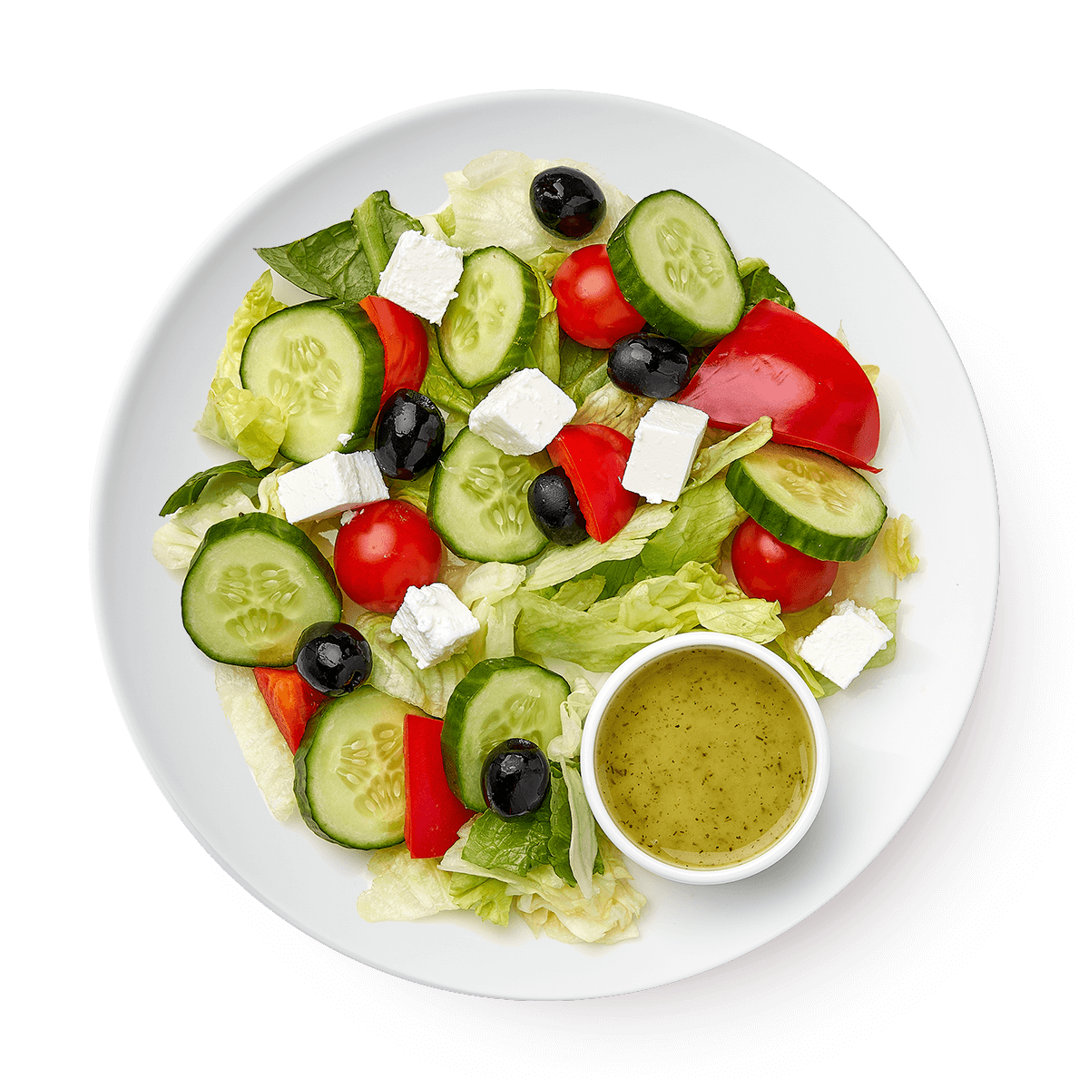 Салат Греческий "Из Лавки", с заправкой на растительном масле, 245 г