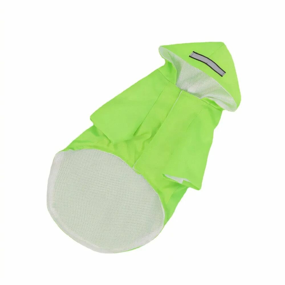 TELOLY Дождевик для собак, Сетчатая ткань для защиты от перегрева, Водонепроницаемый дождевик для собак, 2XL