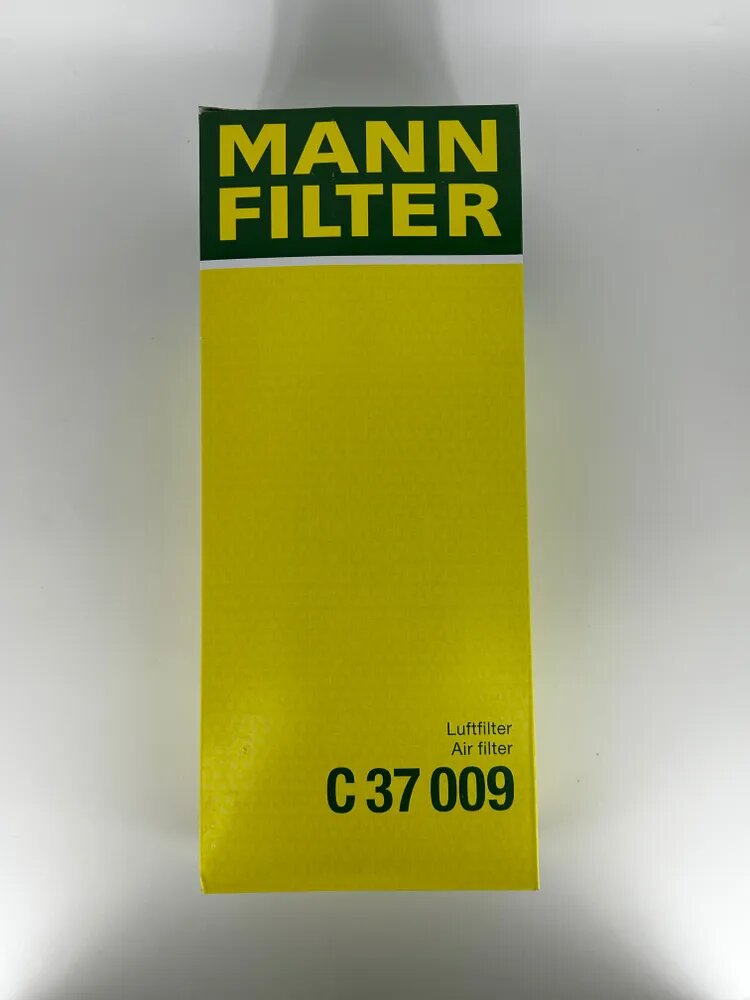 Фильтр воздушный MANN FILTER C 37 009, для BMW, пылевой, прямоугольный