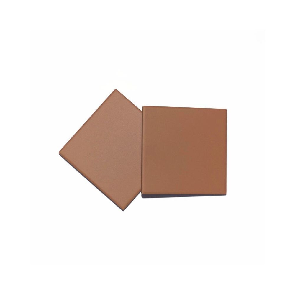 Керамогранит TopCer, L4404, универсальный, матовый, 10×10 см, 8мм, 1м², карамель