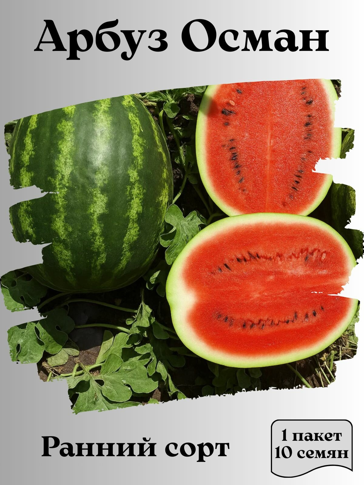 Арбуз Осман, семена, 10 шт, 15 гр.