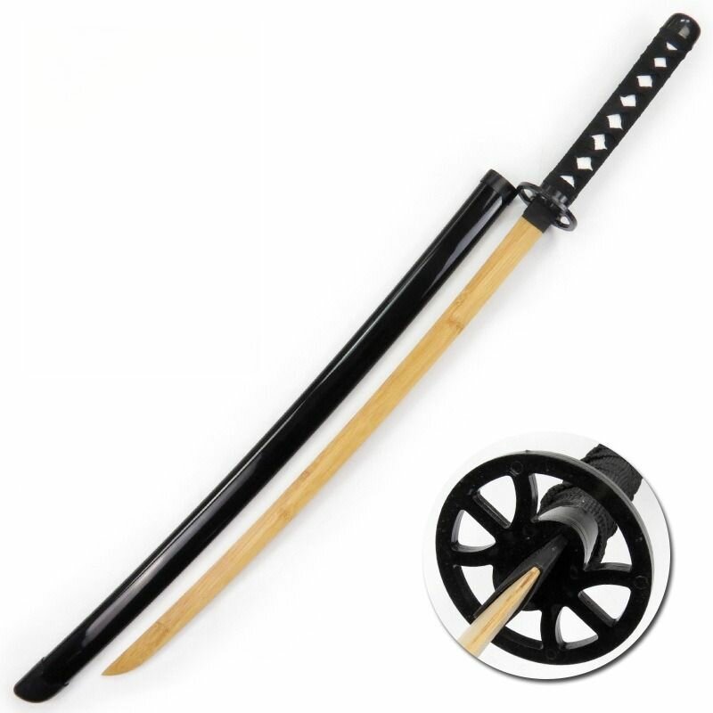 Тренировочная катана для кендо и иайдо, длина 104 см бамбук, безопасный меч для детей и взрослых