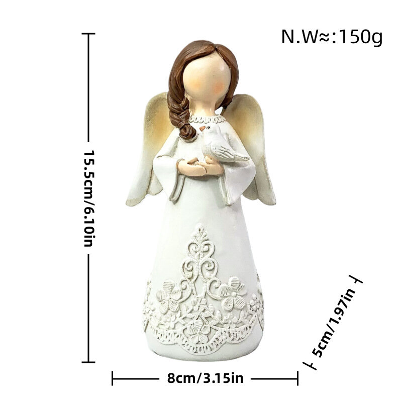 Кросс-бордер горячая распродажа фигурка ангела-девочки для дома и сада, резиновая скульптура, персонаж для телевизионного шкафа и входа, ремесленное изделие