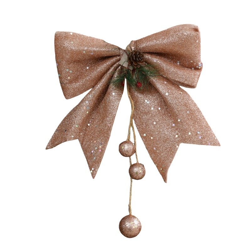 Украшение для подвешивания christmas butterfly bow, пена, розовый