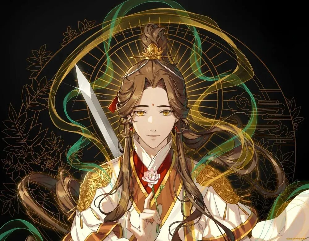 Алмазная Мозаика "Благословение Небожителей" 40х50 См Алмазная Вышивка / Картина Стразами Подарков / Украшения