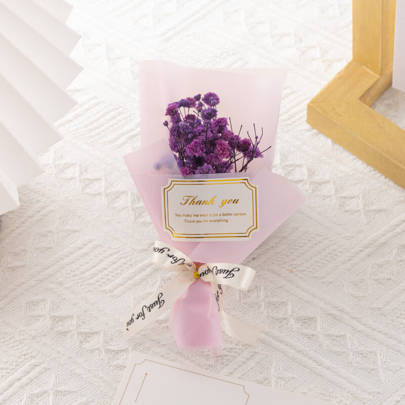 Ins маленькая свежая подарочная упаковка, сувениры с мини-сухоцветами, стабилизированные цветы, День святого Валентина