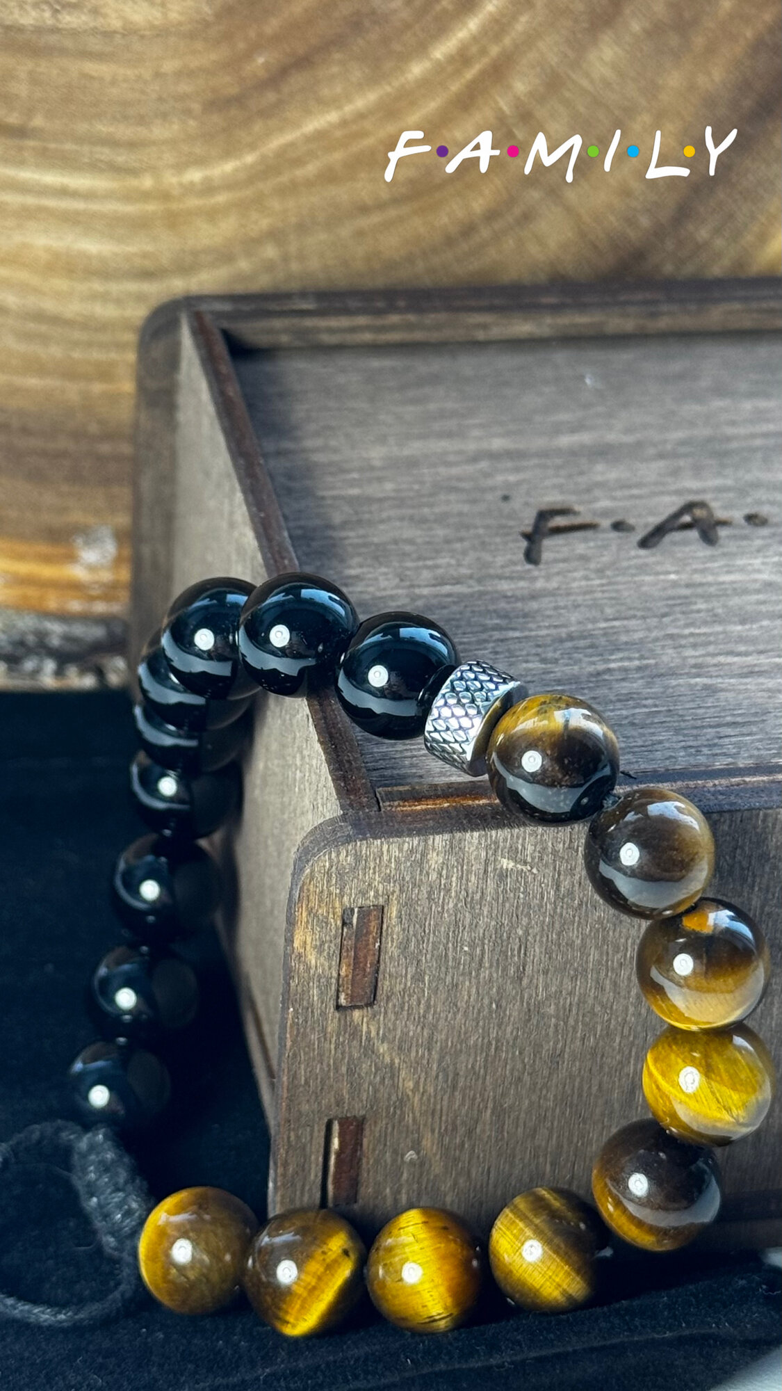 Браслет, тигровый глаз, агат