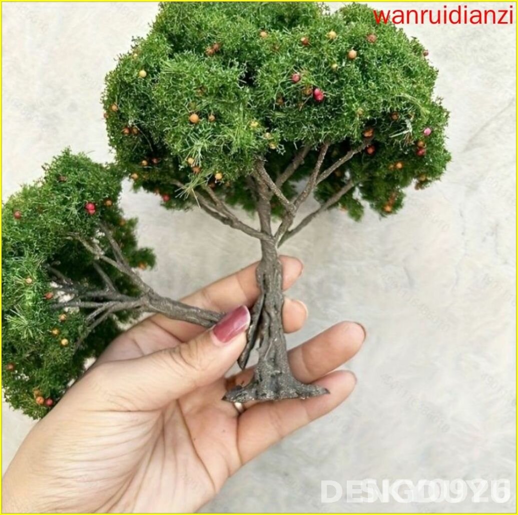 1pc15cm Ho Масштабная имитационная линия древовидная модель здания, древовидный макет железной дороги