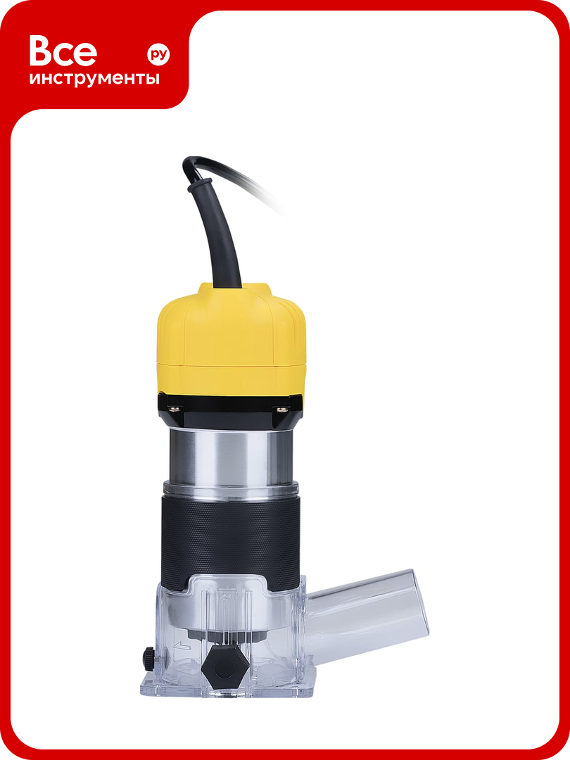 Кромочный фрезер Kolner с регулировкой оборотов 500Вт, цанга 6мм, глубина 4 мм, KR 500, 8031400056