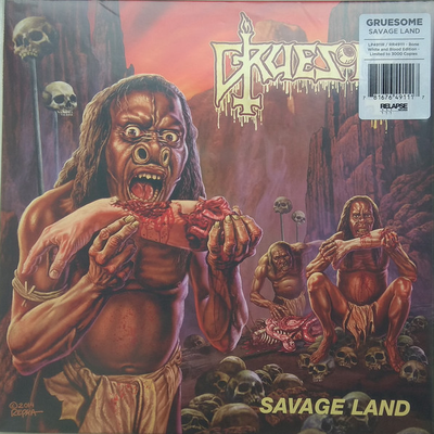 Gruesome - Savage Land, 1xLP, SPLATTER LP