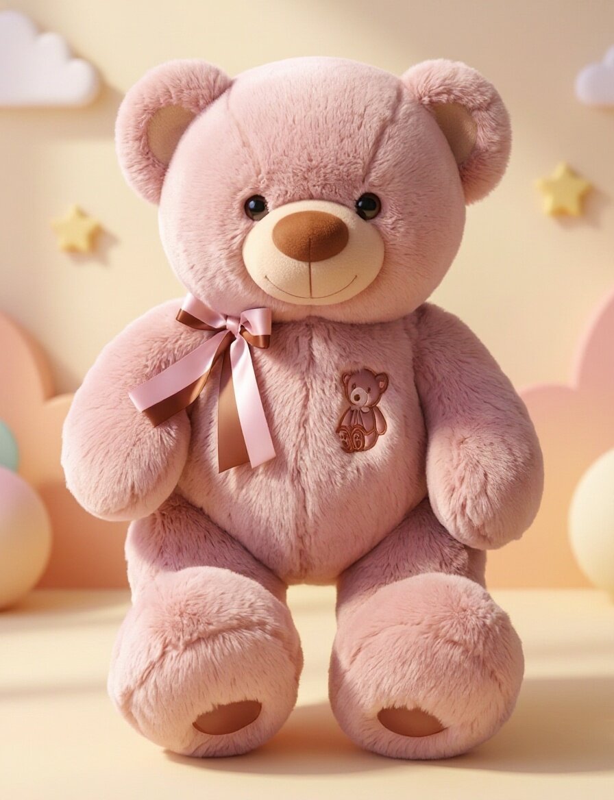 Игрушка Fluffy Family Мишка Зефирчик, мягкая, плюшевая, 50 см