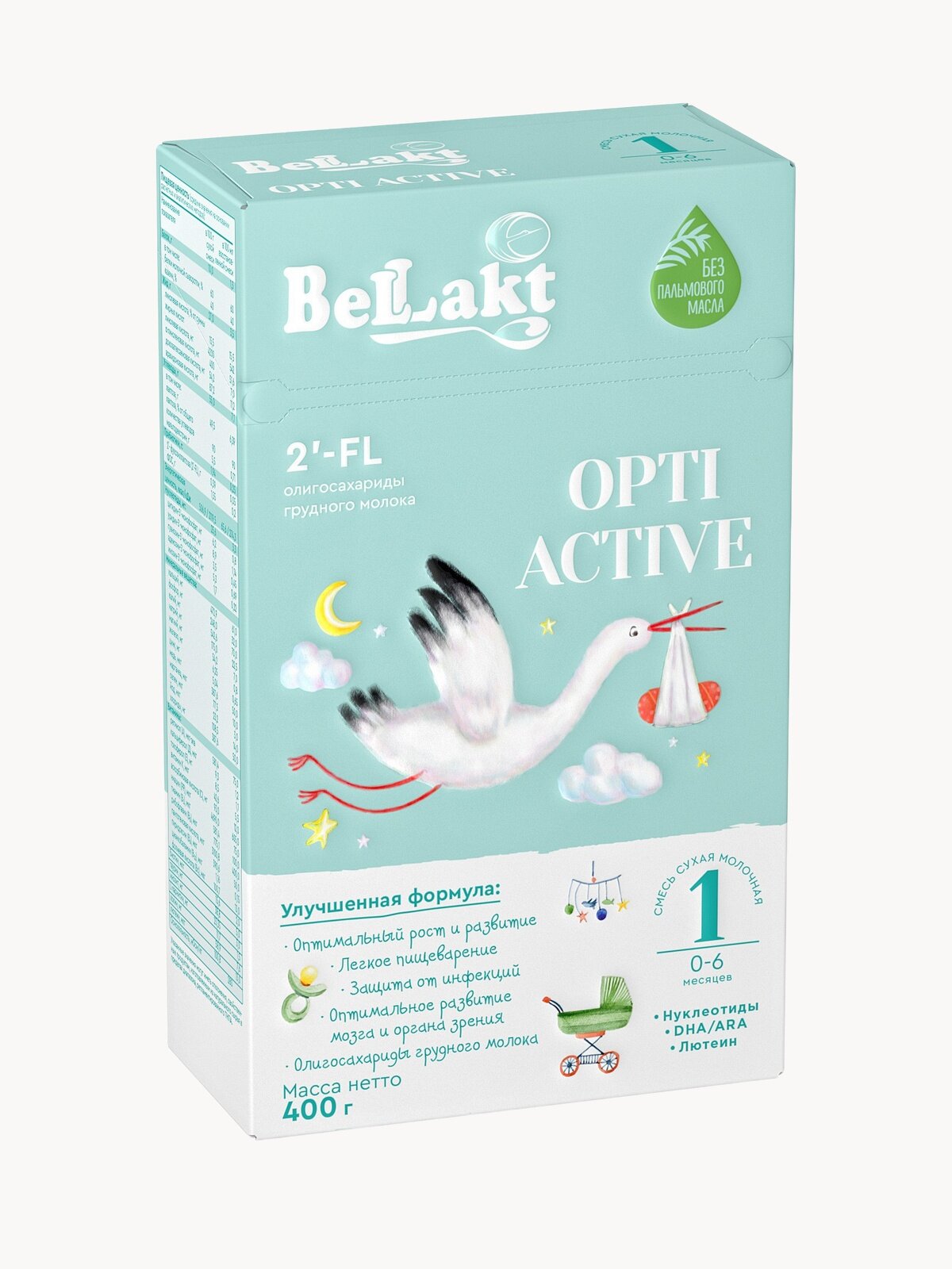 Молочная смесь Беллакт "Bellakt Opti Active 1" начальная с 0 до 6 мес 400 г
