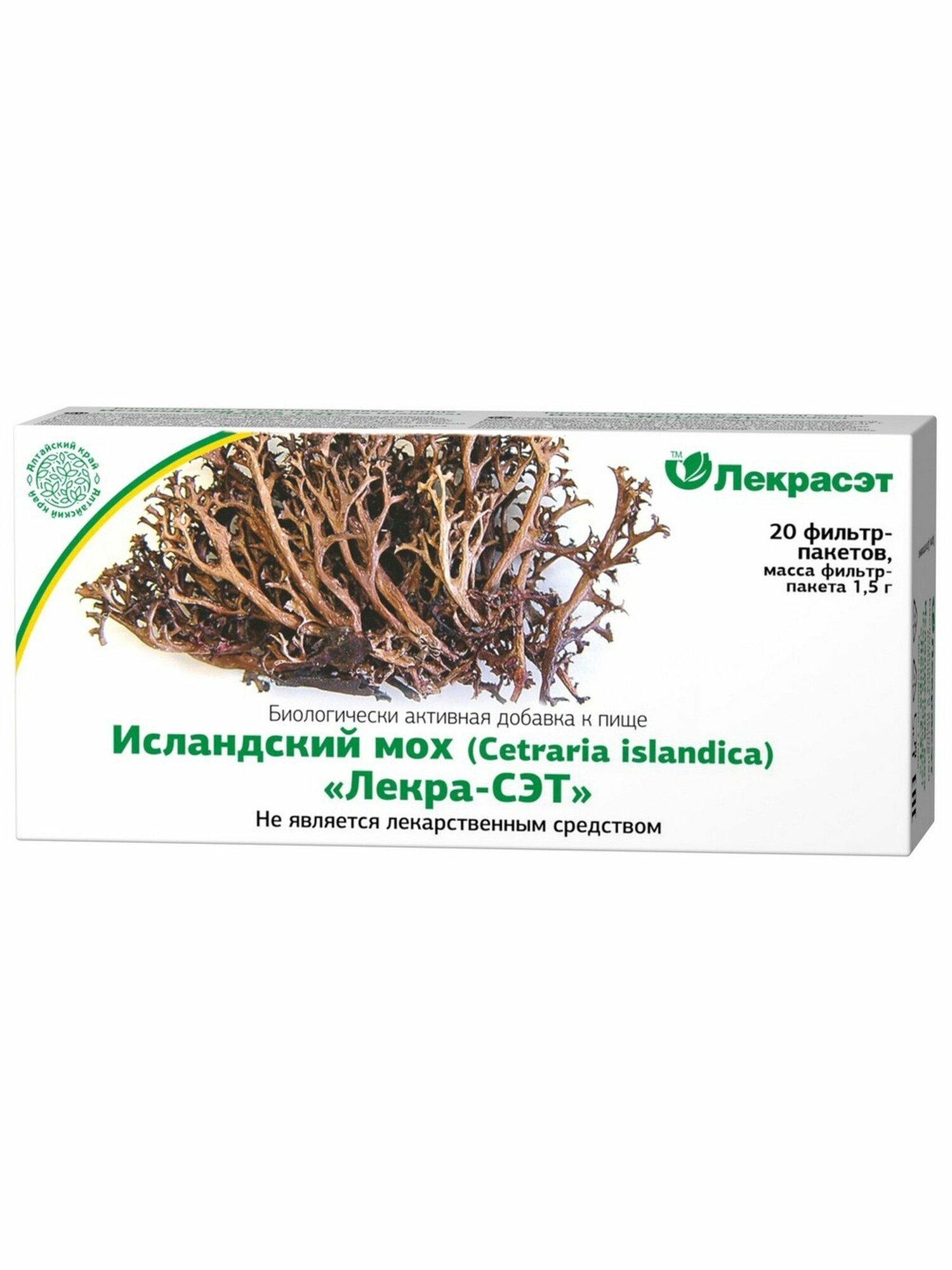 Исландский Мох фильтр-пакеты №20 Лекра-Сэт