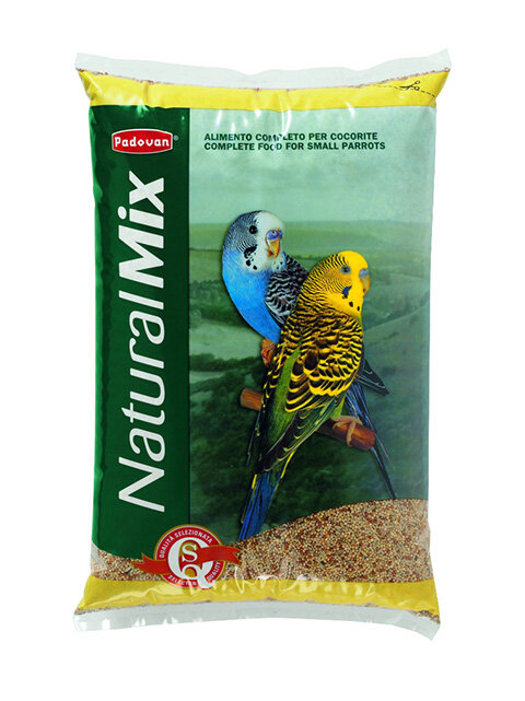 PADOVAN NATURALMIX COCORITE корм для волнистых попугаев (5 кг х 4 шт)