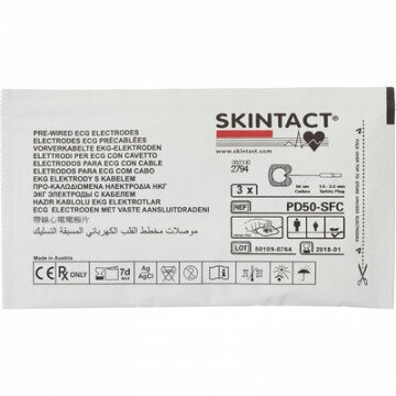 Электроды для ЭКГ однораз D 22 н/тк, тв. гель, неонат, Skintact PD50-SFC, 3, 248288