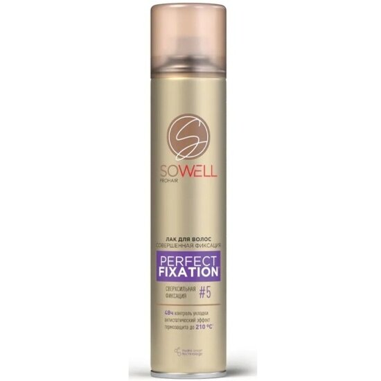 Лак для волос Sowell Perfect Fixation Совершенная фиксация, сверхсильной фиксации, 75 мл