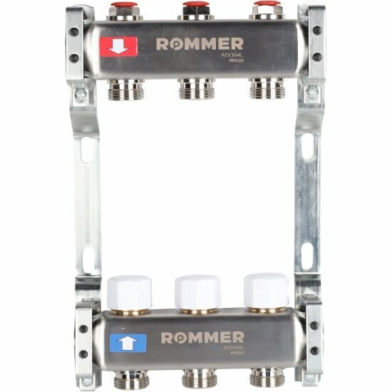 Коллектор Rommer без расходомеров 3 вых.