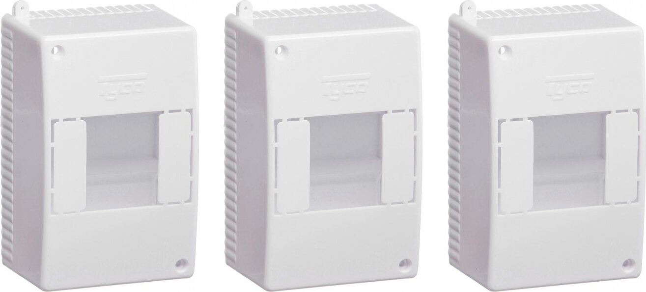 Бокс навесной Tyco 4 модуля IP30 (комплект из 3 шт.)