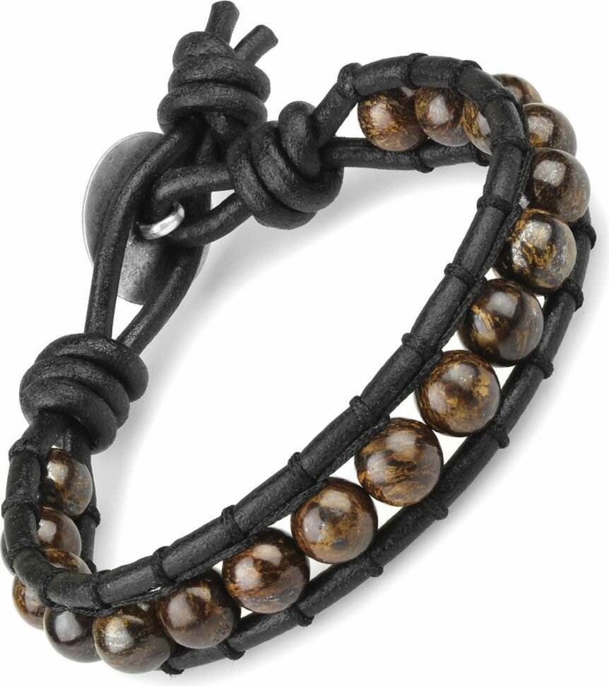 Плетеный браслет, бронзит