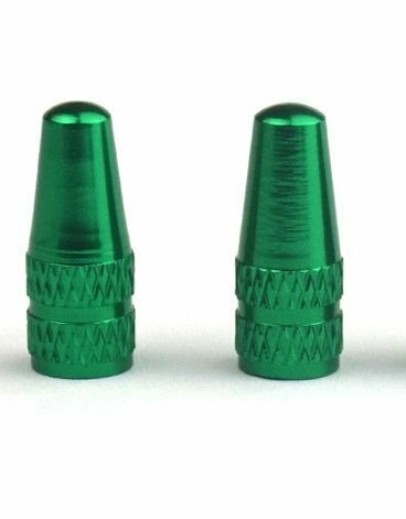 Колпачок на ниппель PRESTA, 2 шт, цвет зеленый