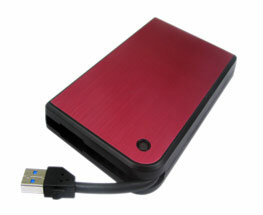 Внешний корпус для HDD/SSD AgeStar 3UB2A14 SATA II USB3.0 пластик/алюминий красный 2.5