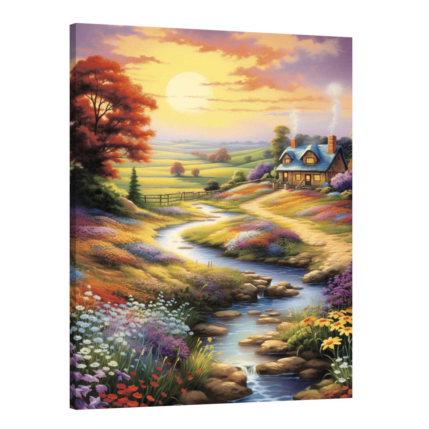 Интерьерная картина 50х70 "Приземленный рай"