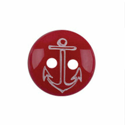 Пуговица "Gamma" LQ 0026 16 " ( 10 мм) №С171/А001 красный/белый