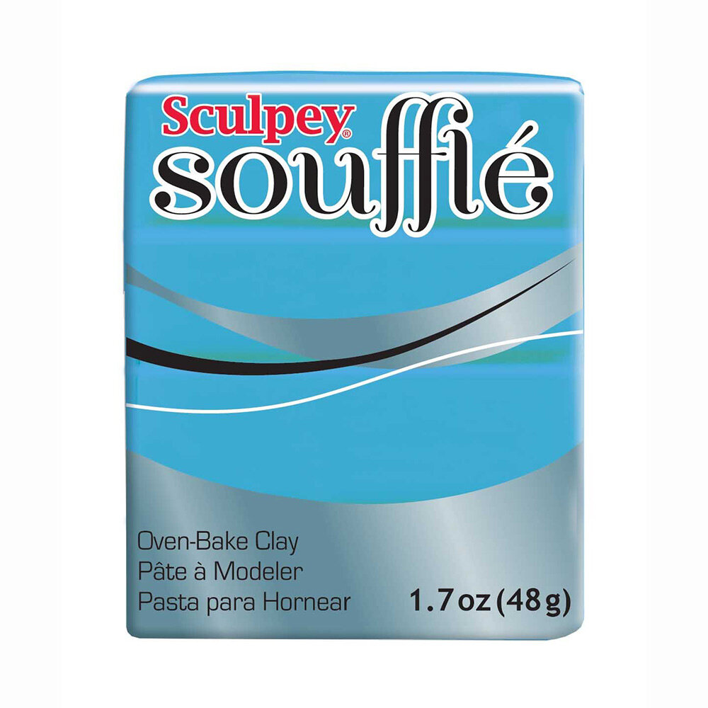 Полимерная глина "Sculpey" Souffle SU 48 г 6652 голубой
