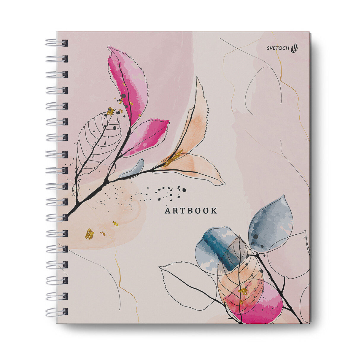 Артбук "Светоч" 80АРТ-004 20.5 х 23.9 см на гребне 80 л. Гармония 000624