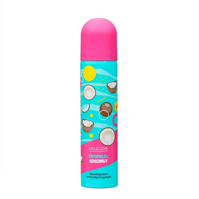Delicare Дезодорант женский DelicareTropical Coconut, 75 мл