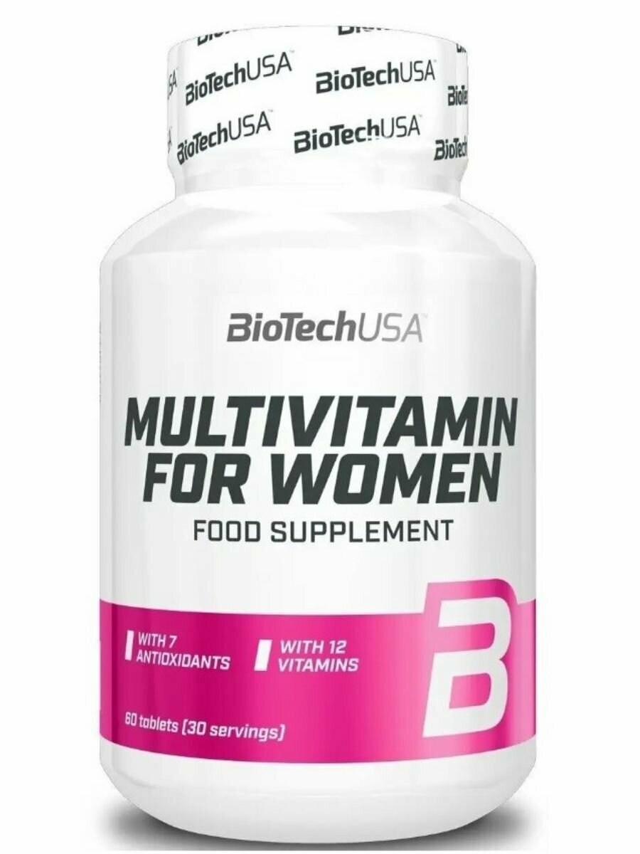 Мультивитамины для женщин BioTech MULTIVITAMIN FOR WOMEN 60 tabs