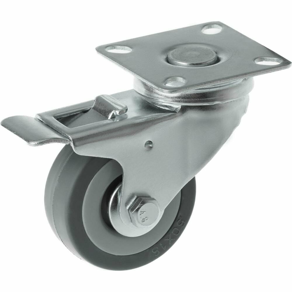 Аппаратное колесо поворотное с тормозом SCgb 25 (50 мм; 25 кг) А5 1000069