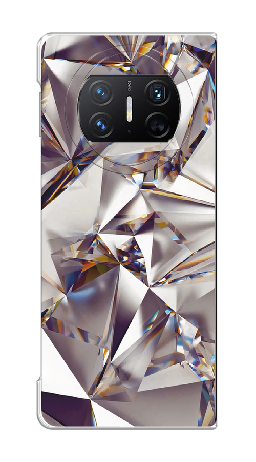 Чехол на Huawei Mate X3 / Хуавей Мейт X3 с принтом Бриллианты