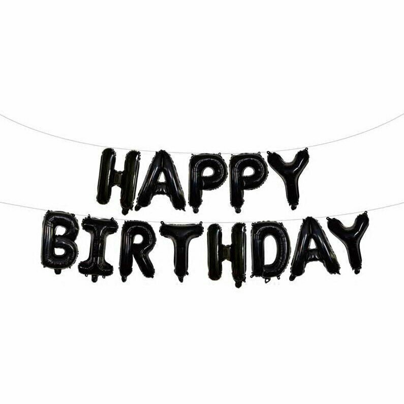 Воздушный шарики буквы С Днем Рождения, буква 41см