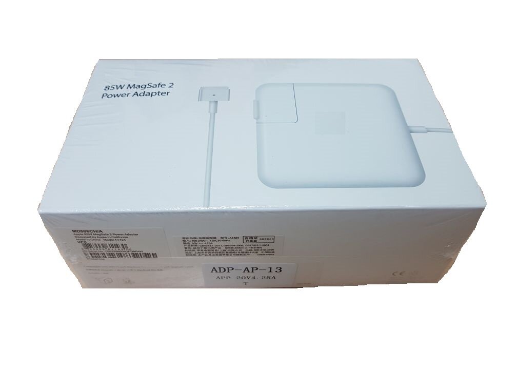 Блок питания для ноутбука Apple MagSafe 2, 85W для A1398, A1424 (20V, 4.25A) ORG