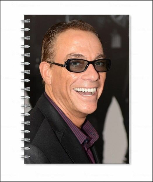 Тетрадь Jean-Claude Van Damme, Жан-Клод Ван Дамм №8, А4