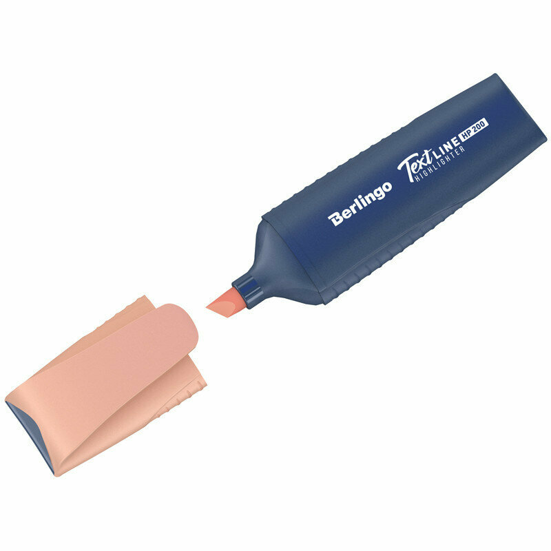 Текстовыделитель Berlingo "Textline HP200" пастельный цвет, абрикос, 1-5мм, 284274